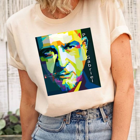 Peter Gabriel Peter Gabriel Pop Art Portrait T-Shirt