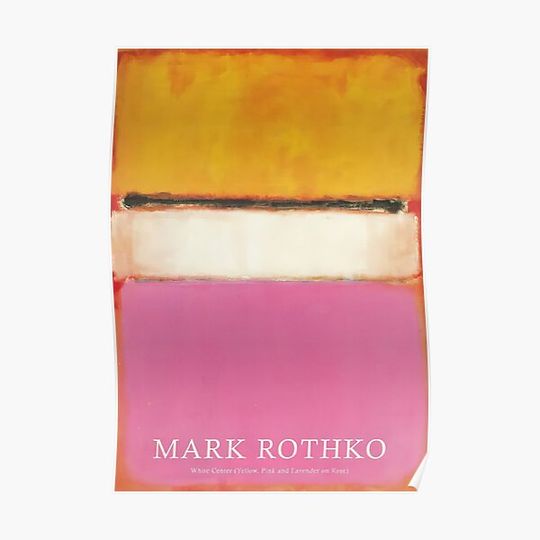 Mark Rothko White Center Premium Matte Vertical Poster