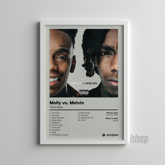 YNW Melly - Melly Vs Melvin - Album Poster