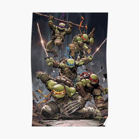 Teenage Mutant Ninja Turtle Premium Matte Vertical Poster