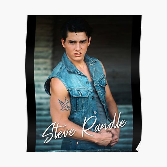 Steve Randle The Outsiders 80s Movie Premium Matte Vertical Poster