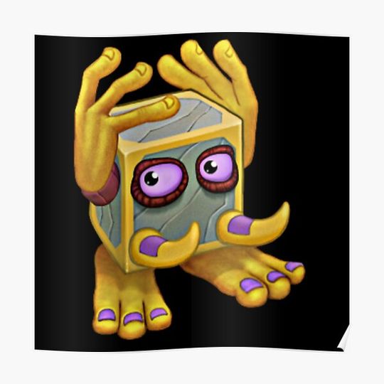 My Singing Monsters Character Rare Noggin Premium Matte Vertical Poster