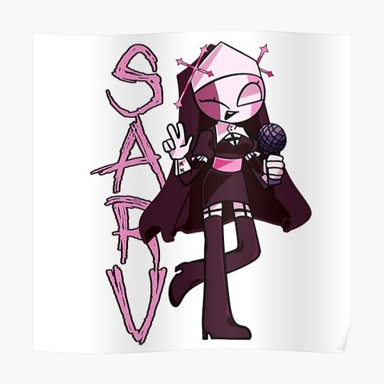 Fnf Sarv Friday Night Funkin Premium Matte Vertical Poster