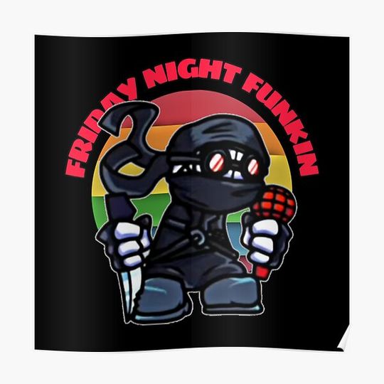 Friday Night Funkin Best Character Fnf Premium Matte Vertical Poster