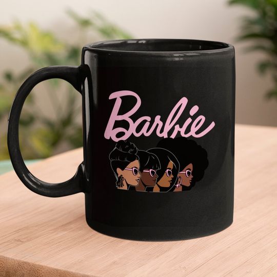 Black Barbie Mugs- Afro Barbie Mugs