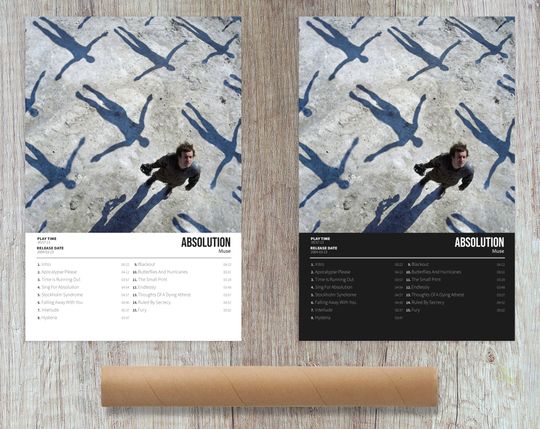 Muse - Absolution | Album Cover Poster For Home Wall Art No Frame