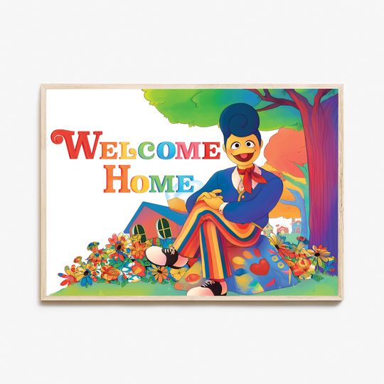 Wally Darling Welcome Home Poster Art Premium Matte Vertical Poster