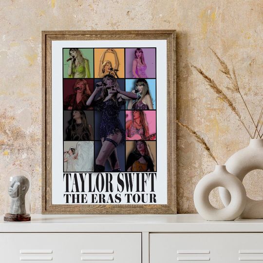 Eras Tour Poster, Taylor Eras Tour Poster