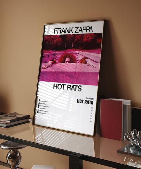 Frank Zappa - Hot Rats Album Cover Poster