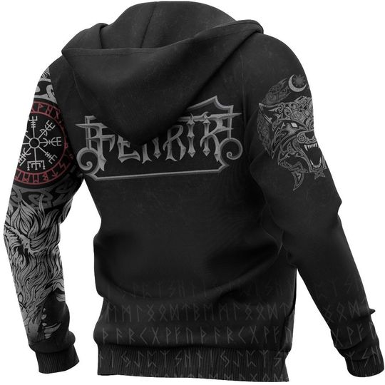 VIKING FENRIR ALL OVER 3D HOODIE