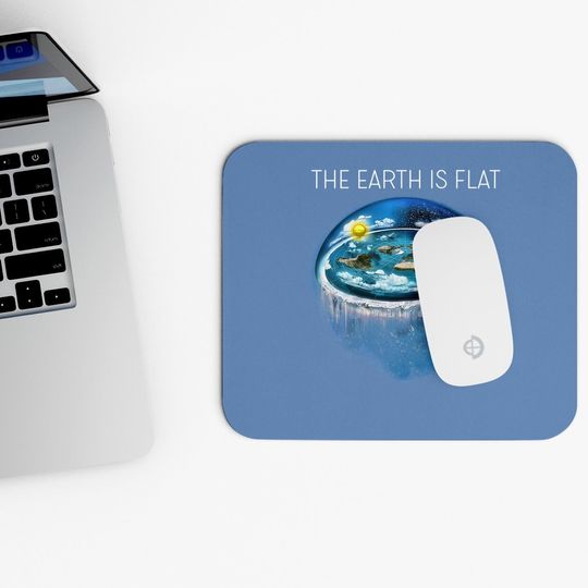 Flat Earth Mouse Pad,earth Is Flat,firmament, Sheol, Nasa Conspiracy ...