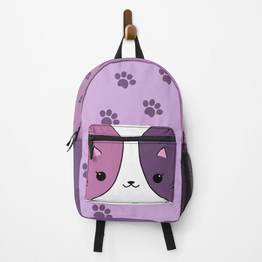 Aphmau Cat Pink And Purple Backpack