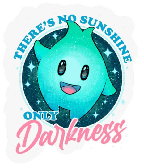There's No Sunshine Only Darkness Stickers, Super Mario Stickers ...