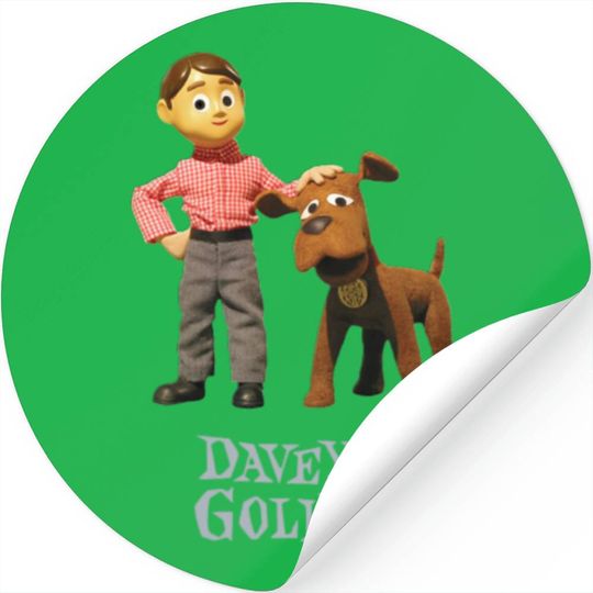 Davey And Goliath - Saturday Morning Cartoons - Stickers