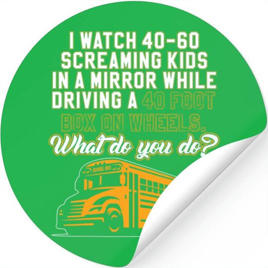 School Bus Driver Stickers For School Bus Drivers