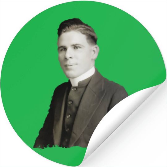 Young Fulton Sheen Portrait - Fulton Sheen - Stickers