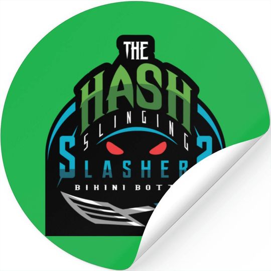 The Hash Slinging Slashers/Sports Logo - Hash Slinging Slasher - Stickers
