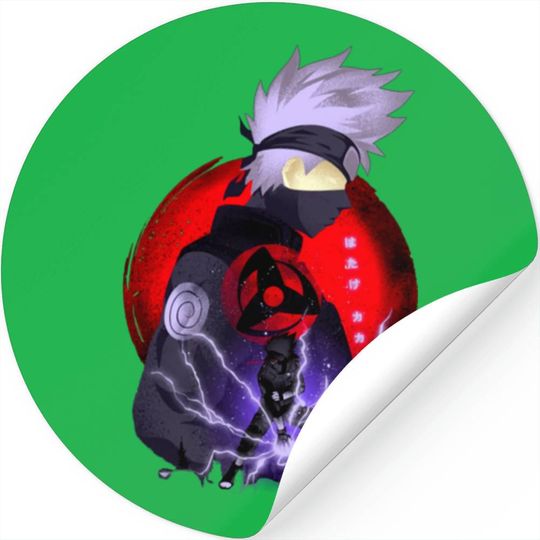 Kakashi Stickers, Hero Of The Copy Wheel Eye Stickers