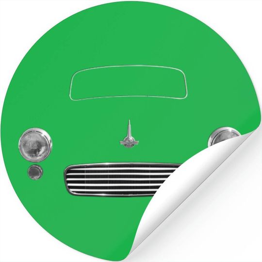 Morris Minor Classic Car Minimalist Front - Morris Minor - Stickers