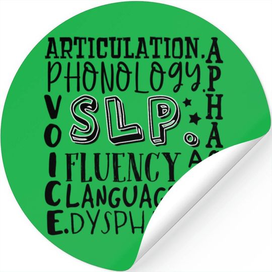 Scope Of Practice Speech Language Pathology School Stickers