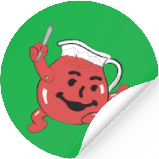 Twizted Kool Aid Man Pocket Logo - Kool Aid Man - Stickers