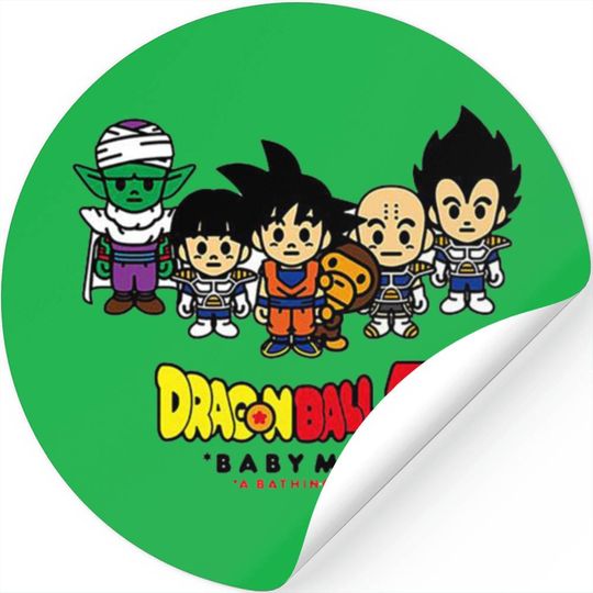 Bape Baby Milo Dragon Ball Z Rare Collab Stickers
