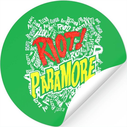 Vintage Riot Paramore Stickers, Rock Band Stickers, This Is Why Tour ...