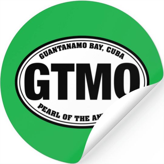 Retro Guantanamo Bay Waterboarding Stickers