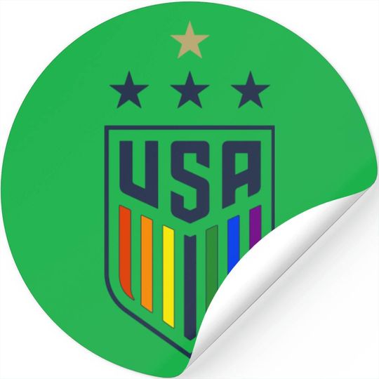 USWNT One Nation One Team LGBTQ Stickers