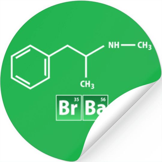 Breaking Bad Chemical Structure Stickers