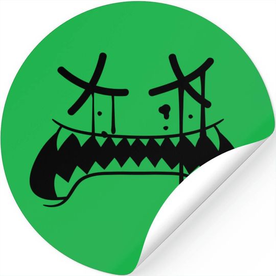 Mouth Crying Sad Face Biting Sharp Stickerth Dead Deat Stickers