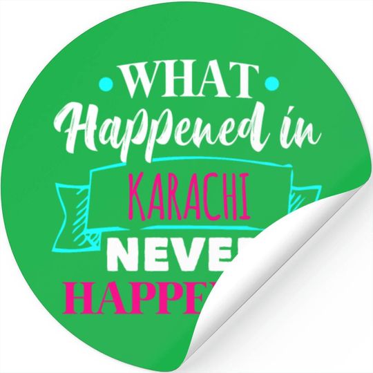 Karachi Pakistan Stickers