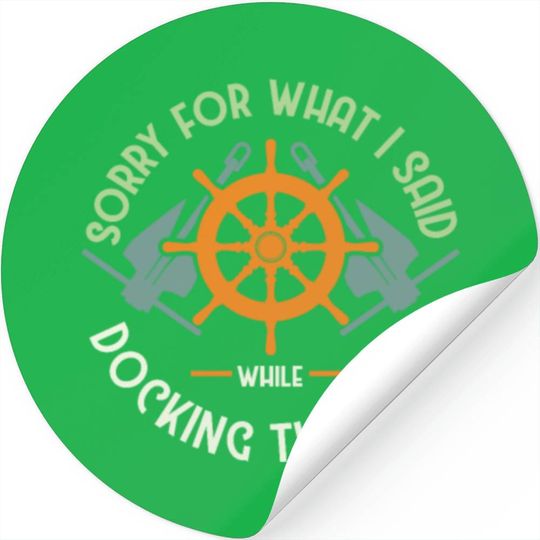 Boat Owner Product | Docking The Boat Stickers Idea