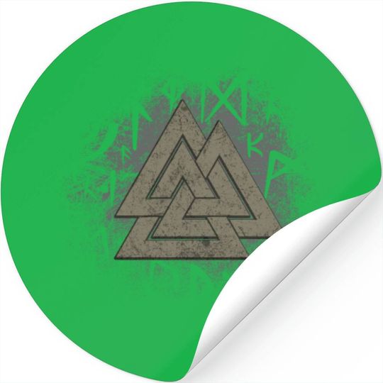 Valknut Viking Germanic Knot Symbol Runes
