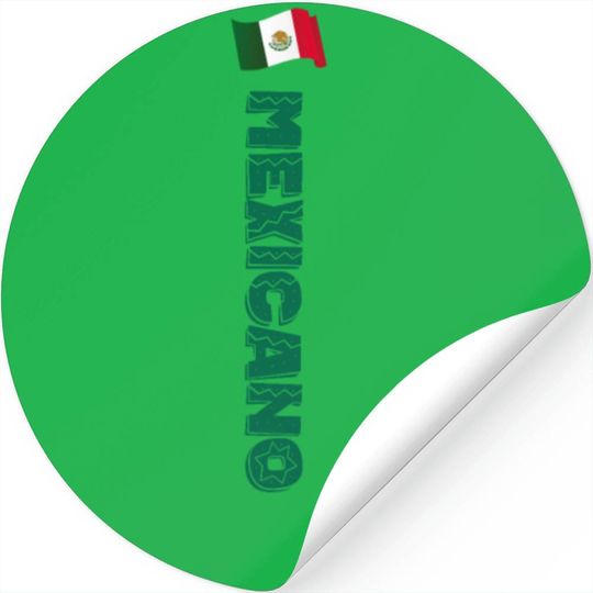 Mexico Flag Stickers Fiesta Mexicano