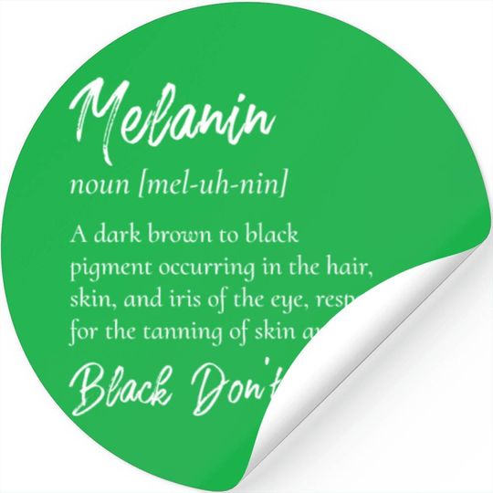 Melanin Noun (MelUhNin) Word Definition Design