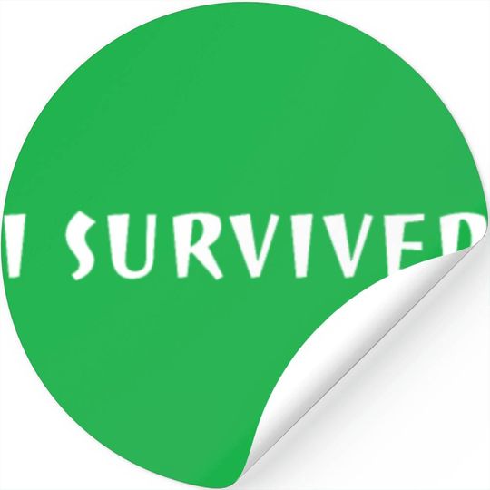 I Survived I Have Survived English Stickers