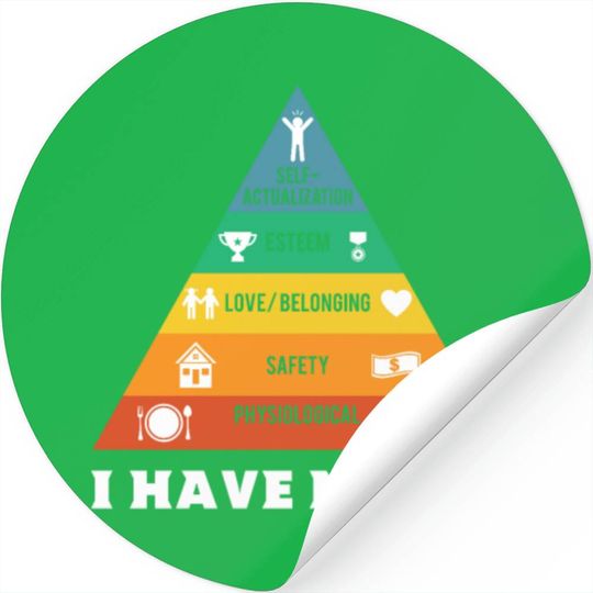 Funny Hierarchy Of Needs Psychology Gift