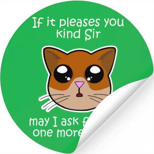 Funny And Cute Cat Meme Stickers Design For You!