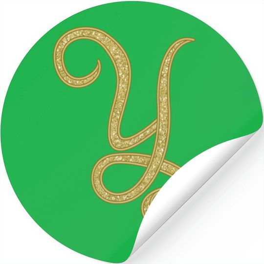 Alphabet Y - Gold, Letter, Alphabet, Monogram