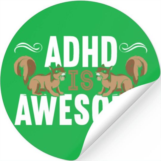 ADHD Squirrel Embrace Neurodiversity Mental Health