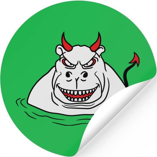 Evil Demon Satan Devil Hell Hippopotamus Thick Wat