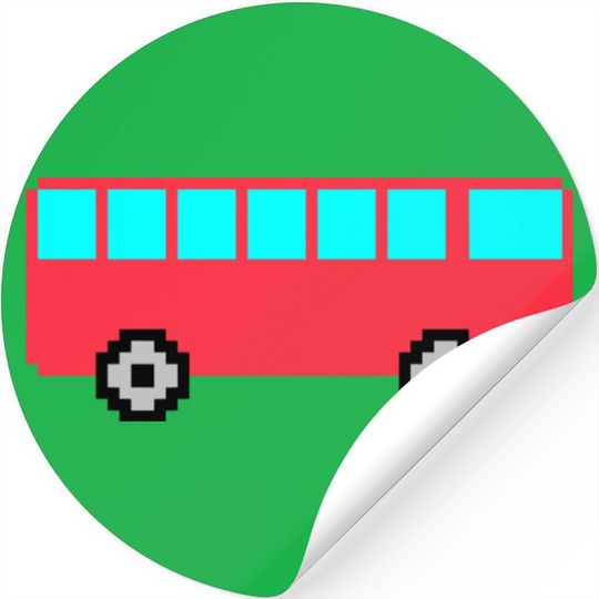 Pixel Art Bus
