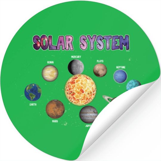 Solar System Planets Stickers