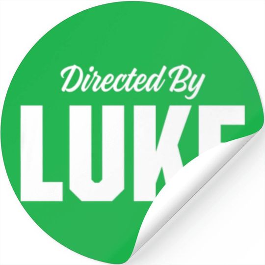 My Name Is Luke Funny Name Tag Stickers