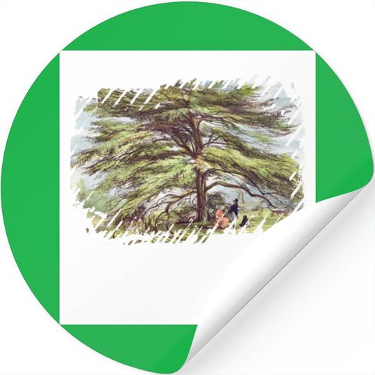 The Lebanon Cedar Tree In The Arboretum, Kew Garde Stickers