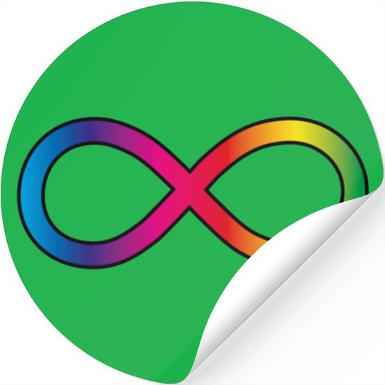 Neurodiversity Infinity Symbol Stickers
