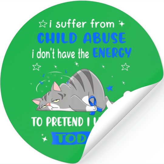 Child Abuse Warrior I Suffer From Child Abuse Stickers