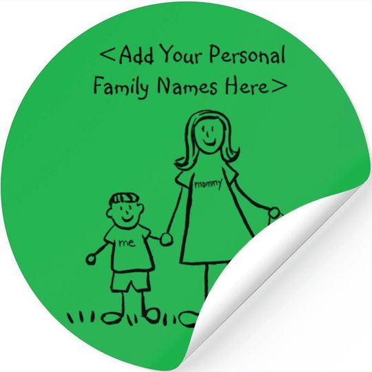 Mother And Son Custom Family Mommy And Me Stickers