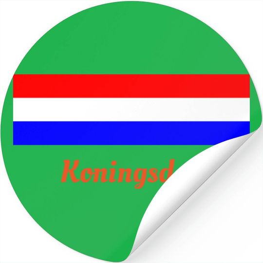 Kinder Met Nederlandse Vlag En Eigen Tekst Stickers